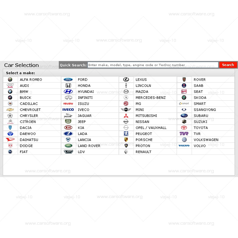 Vivid Workshop DATA 2018.01 Technical Database for European cars about ...